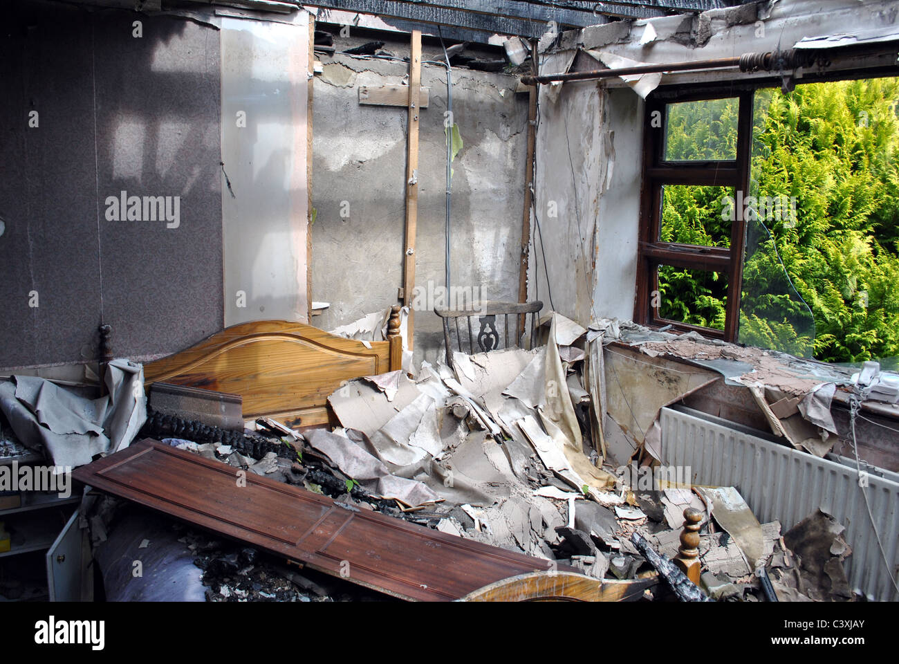 After a house fire hi-res stock photography and images - Alamy