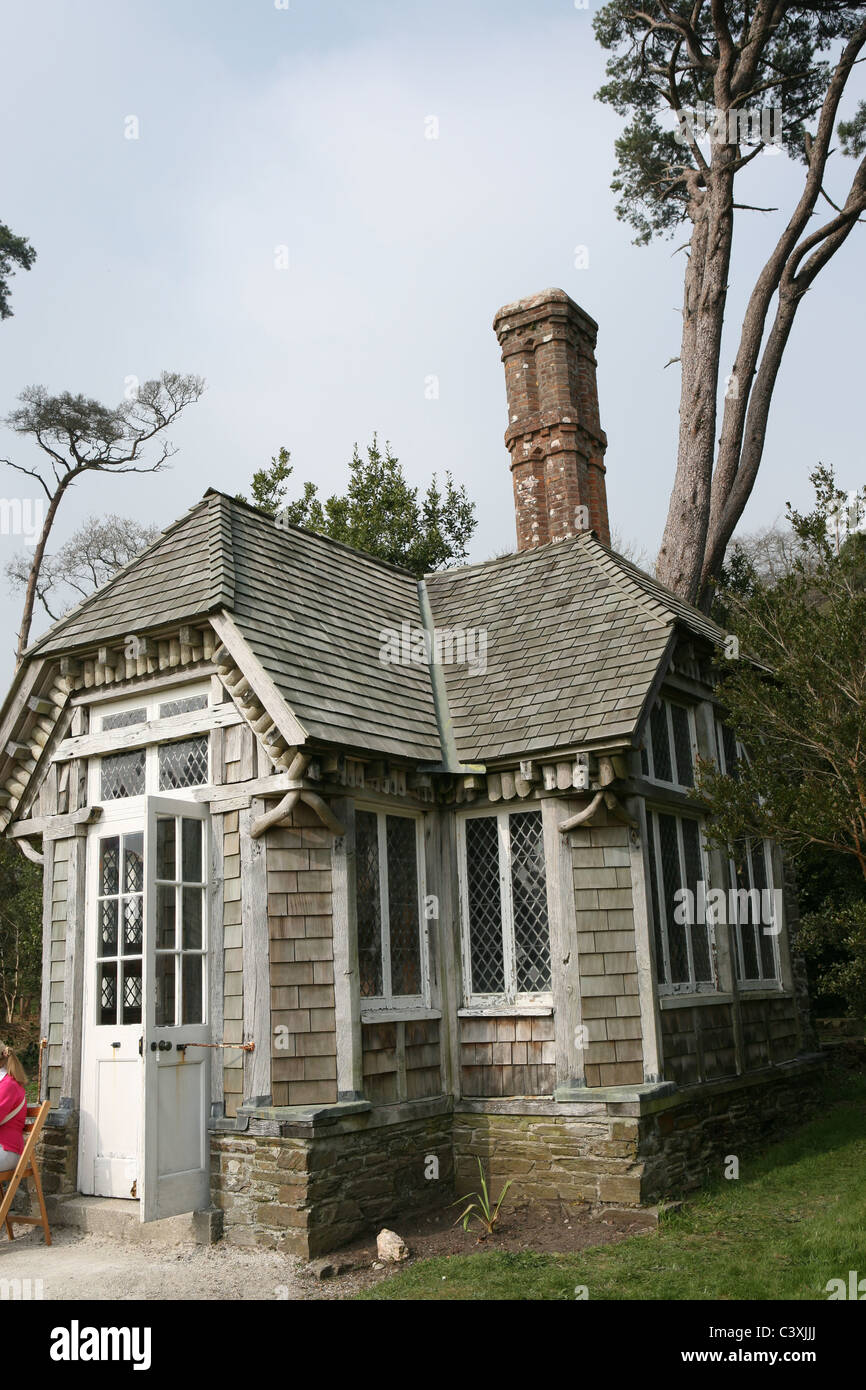 Tregothnan estate manor and gardens home of Lord Falmouth Stock Photo ...