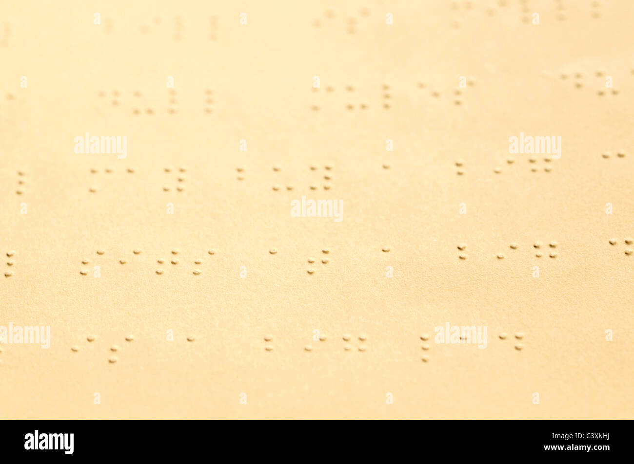 braille alphabet in an educational book Stock Photo - Alamy