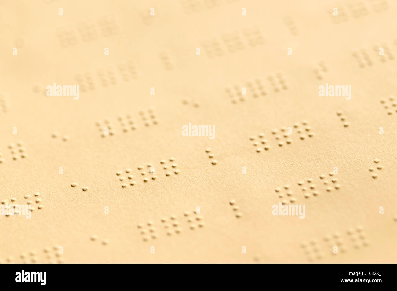 braille alphabet in an educational book Stock Photo - Alamy
