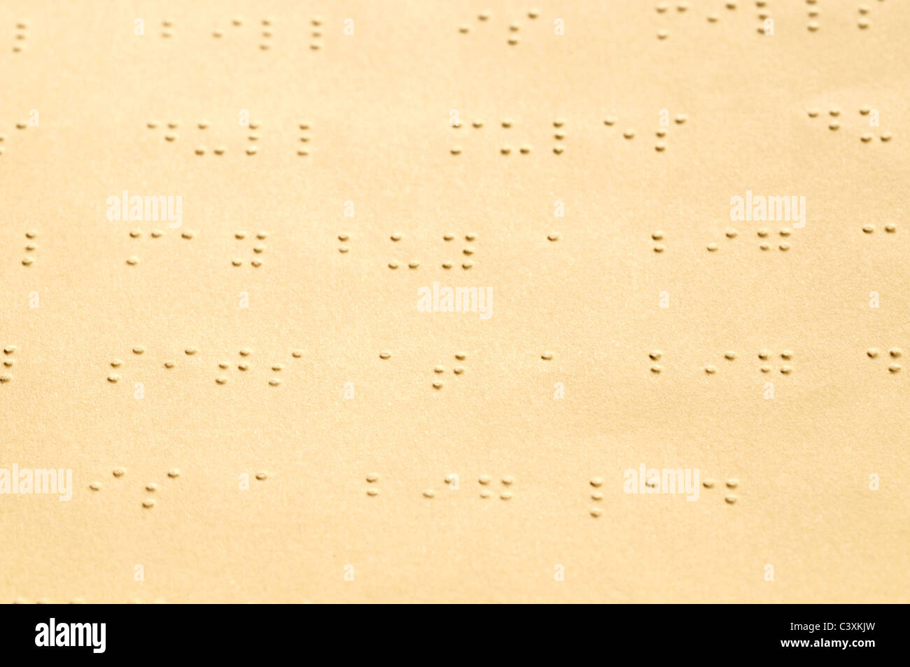 braille alphabet in an educational book Stock Photo - Alamy