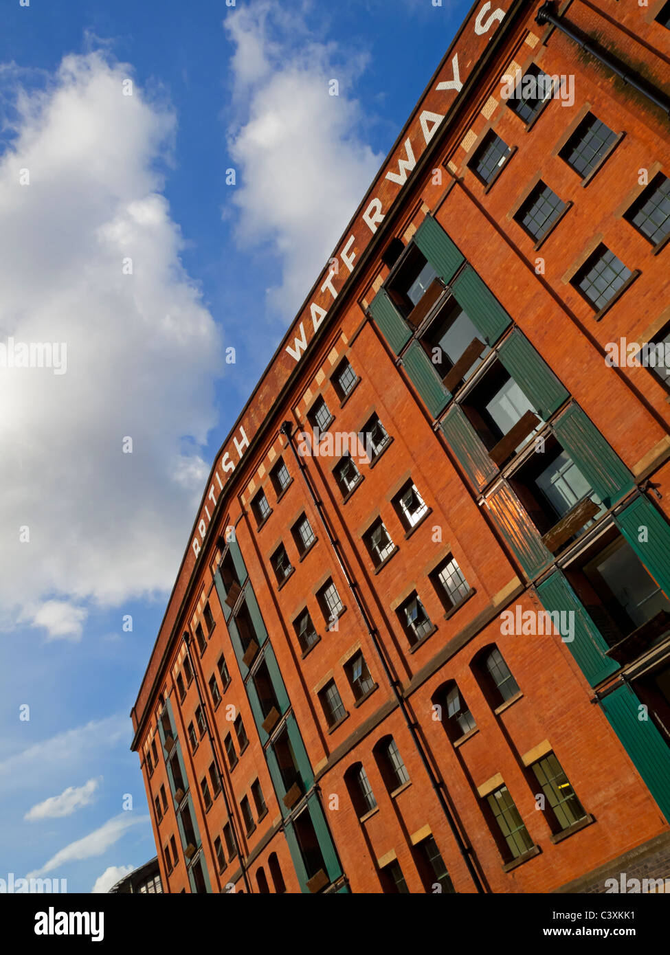 Newly restored British Waterways building in Nottingham city centre ...