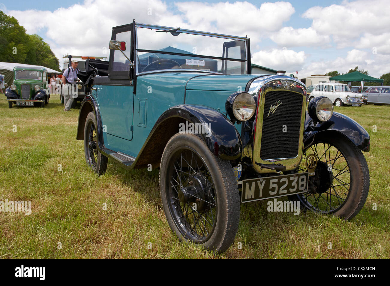 Austin 7 Boat Tail 2 seater of 1929 on display at a steam and vintage ...