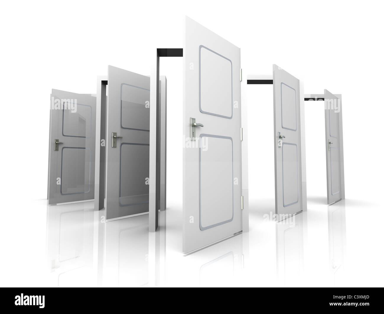 All Doors are opened for you Stock Photo - Alamy