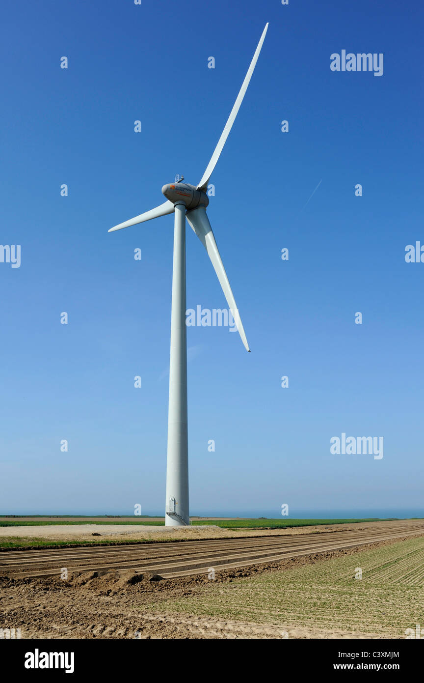 Wind turbine,La Compagnie du Vent,GDF,SUEZ,Manneville-ès-Plains ...