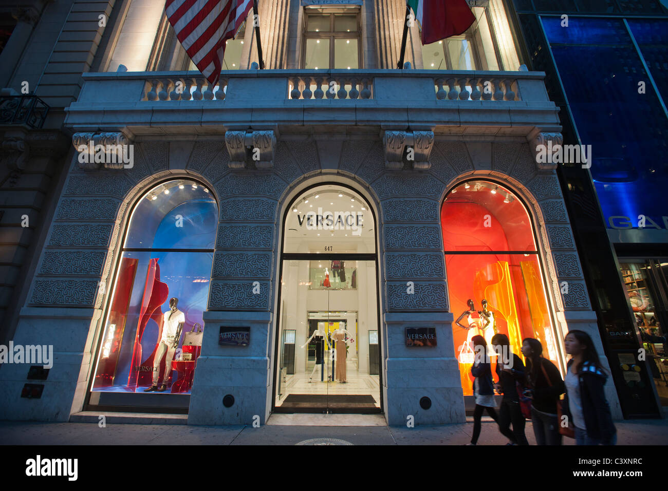 The Versace store on Fifth Avenue in New York on Friday, May 20, 2011 ...