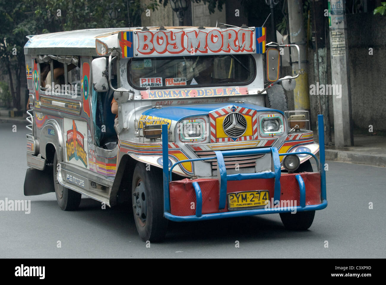 Decorated jeepney hi-res stock photography and images - Alamy
