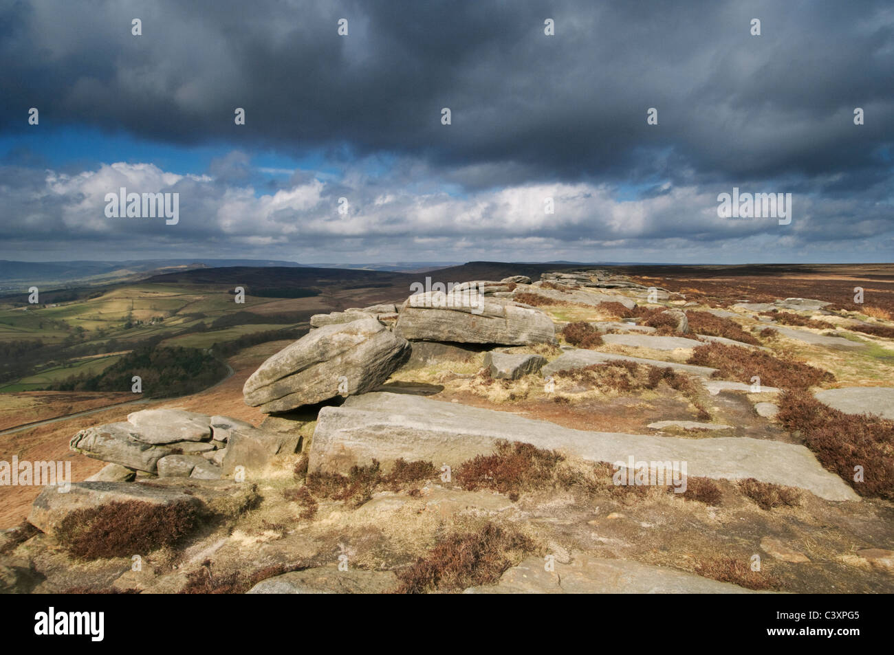 Gritstone edge hi-res stock photography and images - Alamy