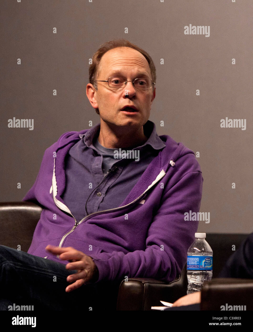 David Hyde Pierce promoting the comedy film in which he stars, "Perfect ...