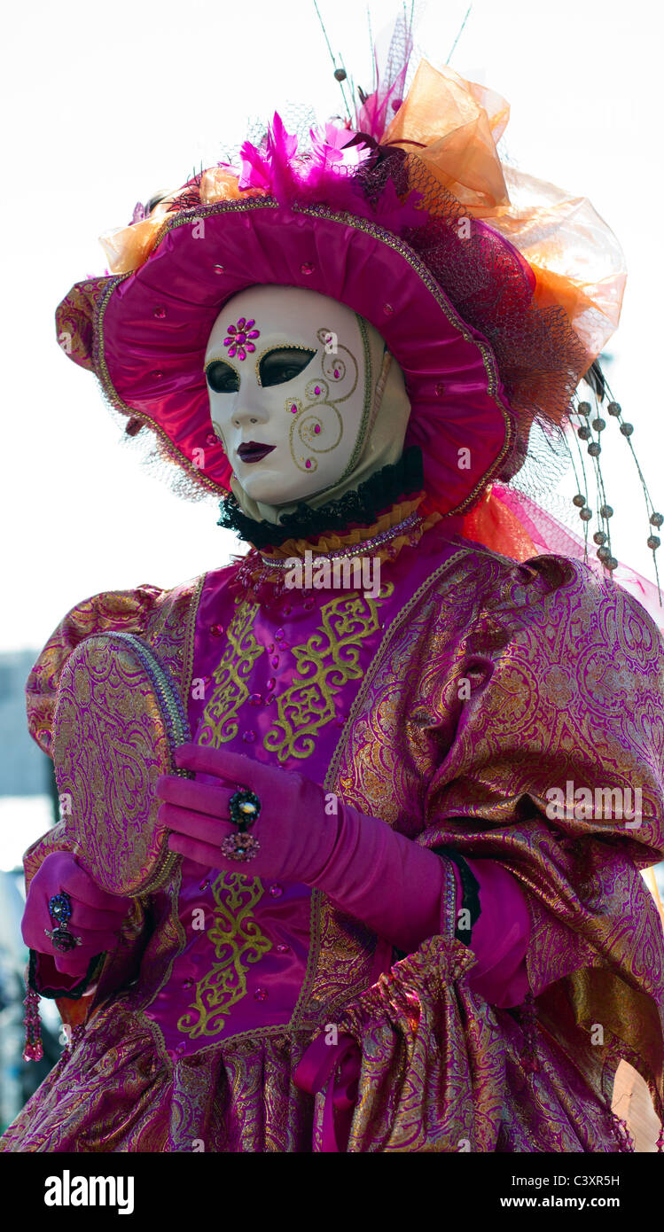 Lady in Pink Stock Photo - Alamy