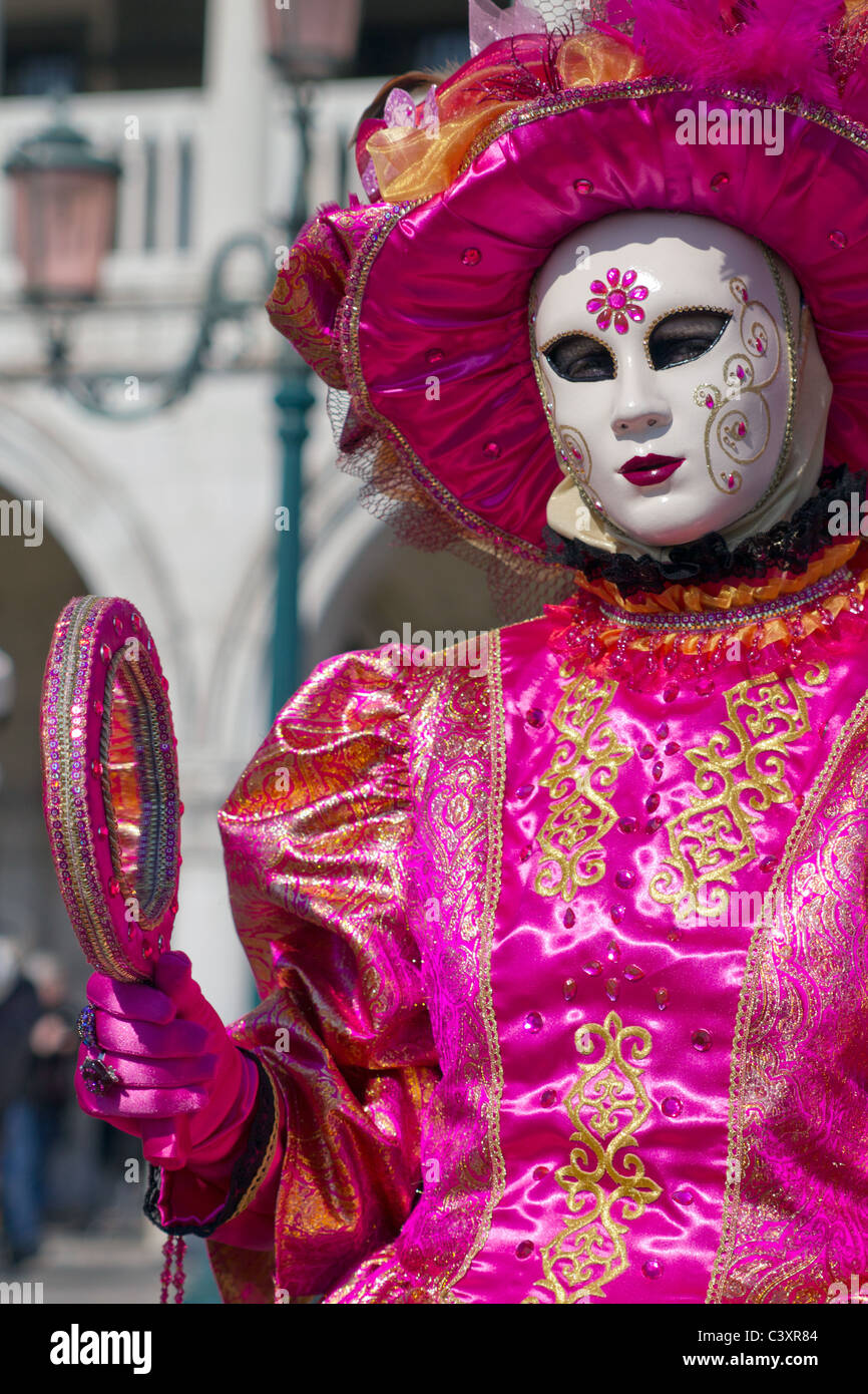 Pink lady at Carnival 2011 Stock Photo - Alamy