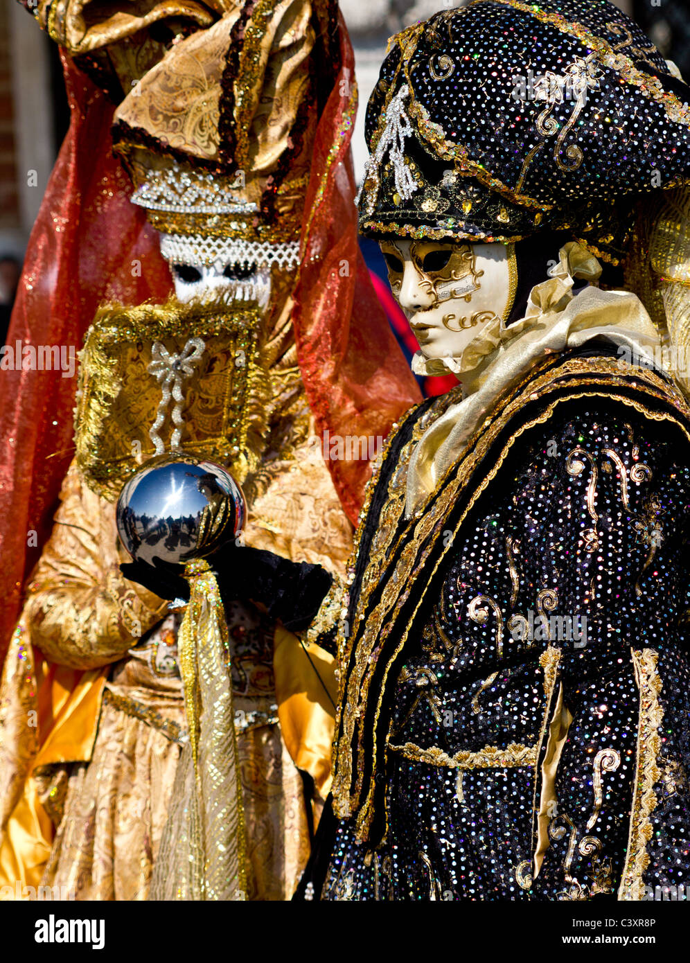 Costumed revelers at Carnival 2011 Stock Photo - Alamy