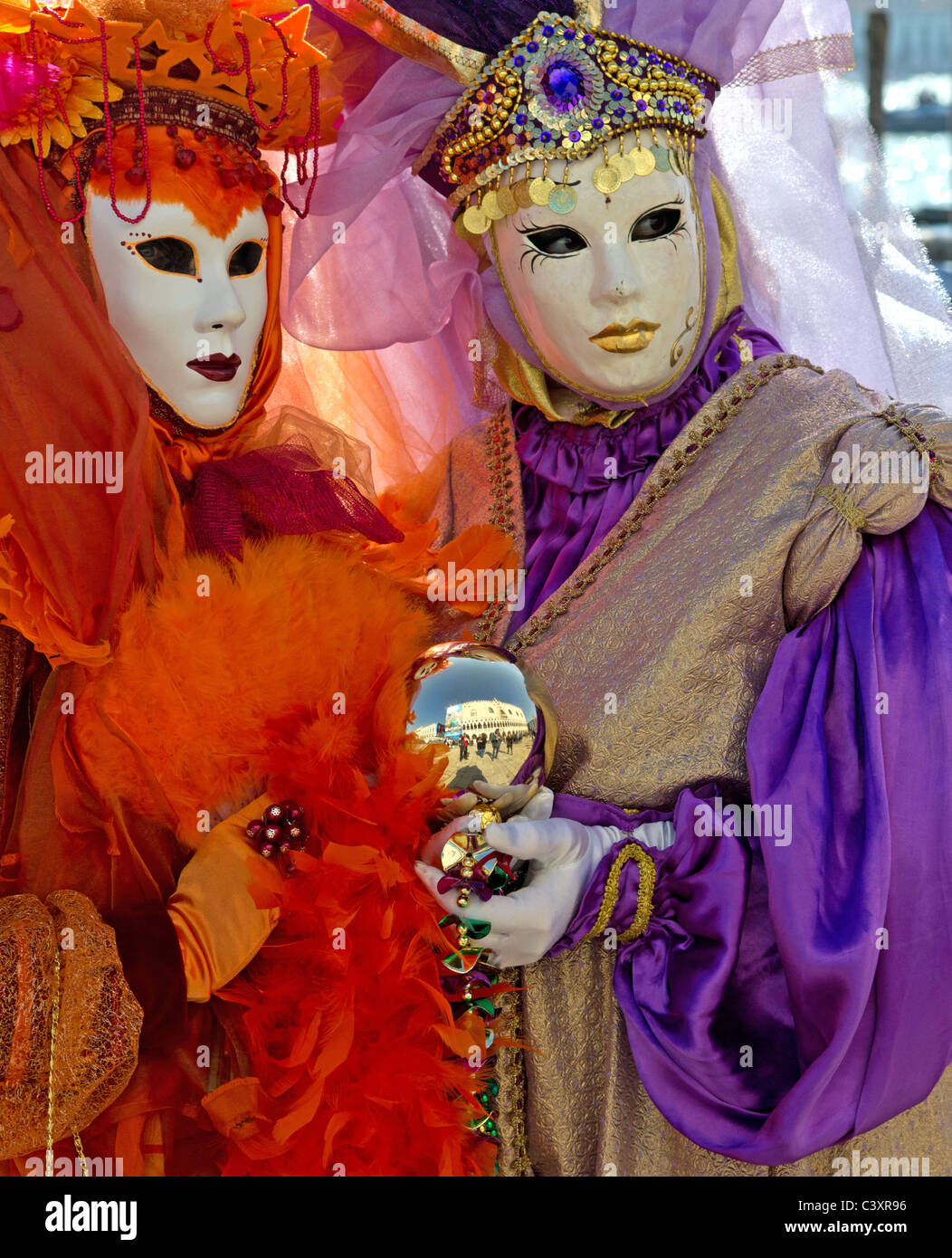 Costumed revelers at Carnival 2011 Stock Photo - Alamy