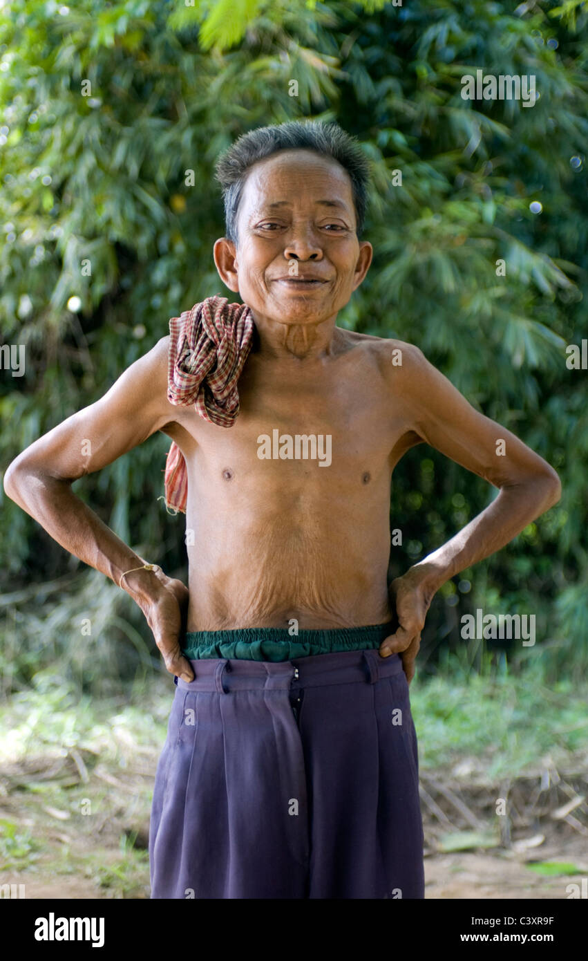 A minority man stands for photos Stock Photo - Alamy