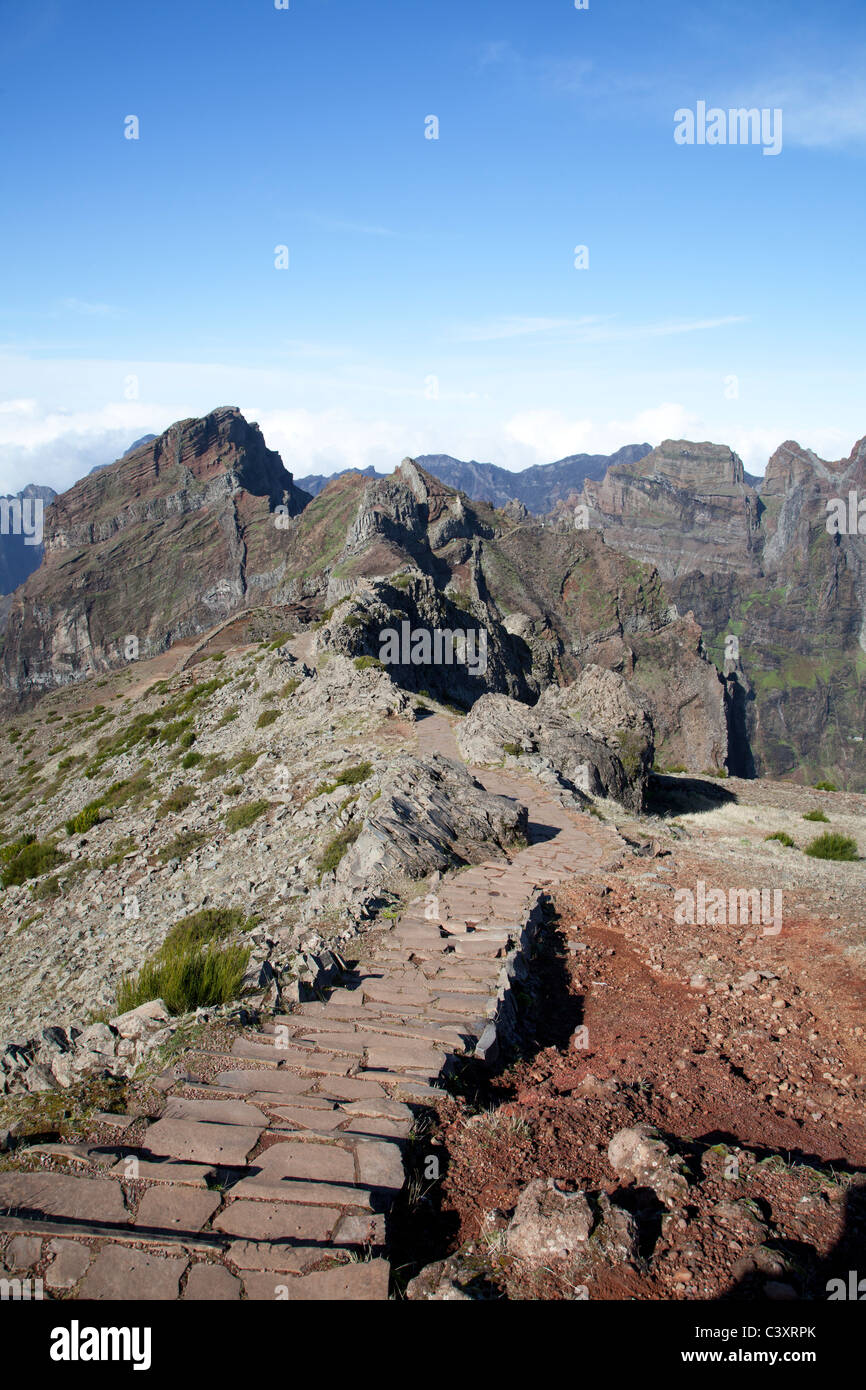 The PR1 walk in Madeira Stock Photo - Alamy