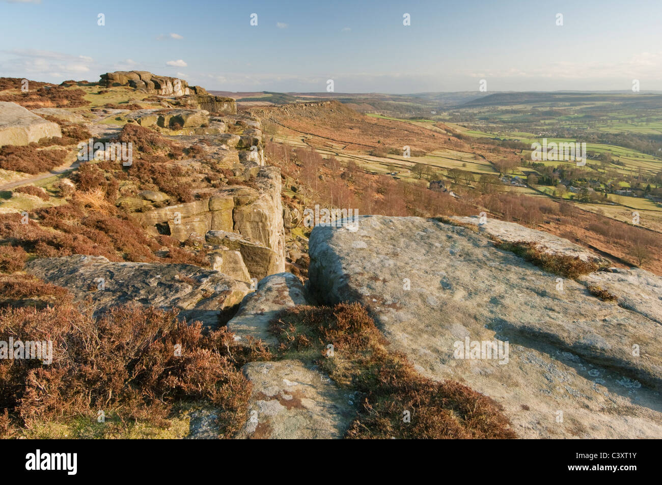 Curbar edge peak district hi-res stock photography and images - Alamy
