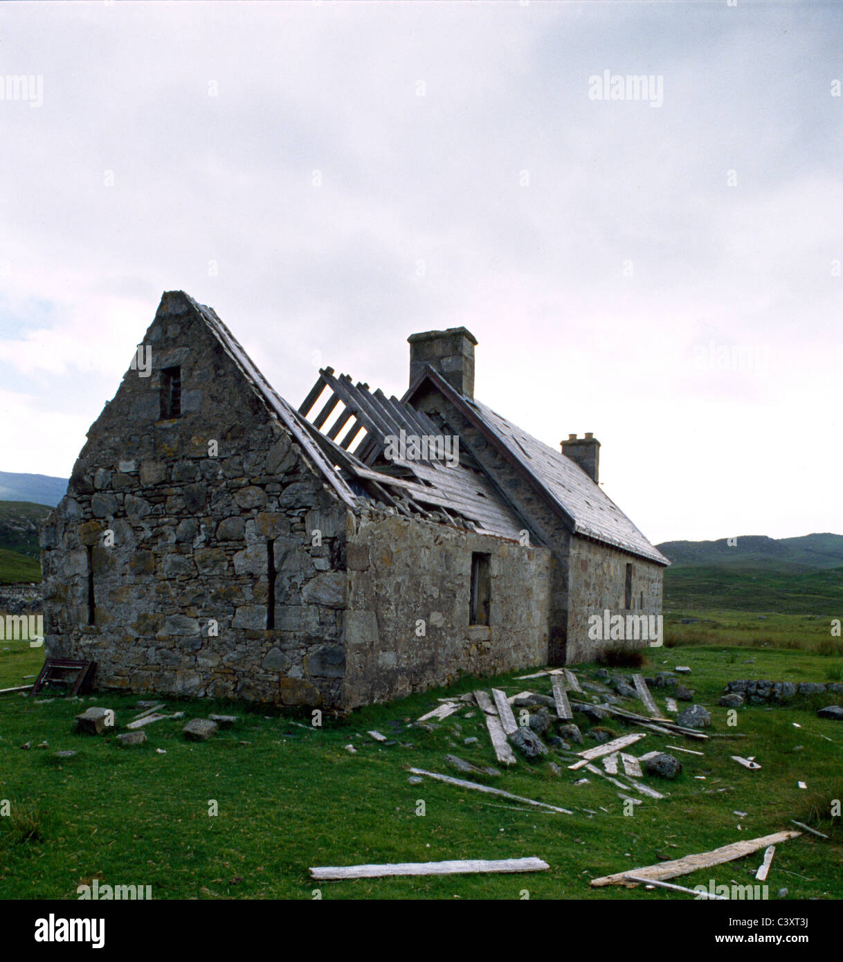 A ruined croft in the highlands of Scotland, UK Stock Photo - Alamy