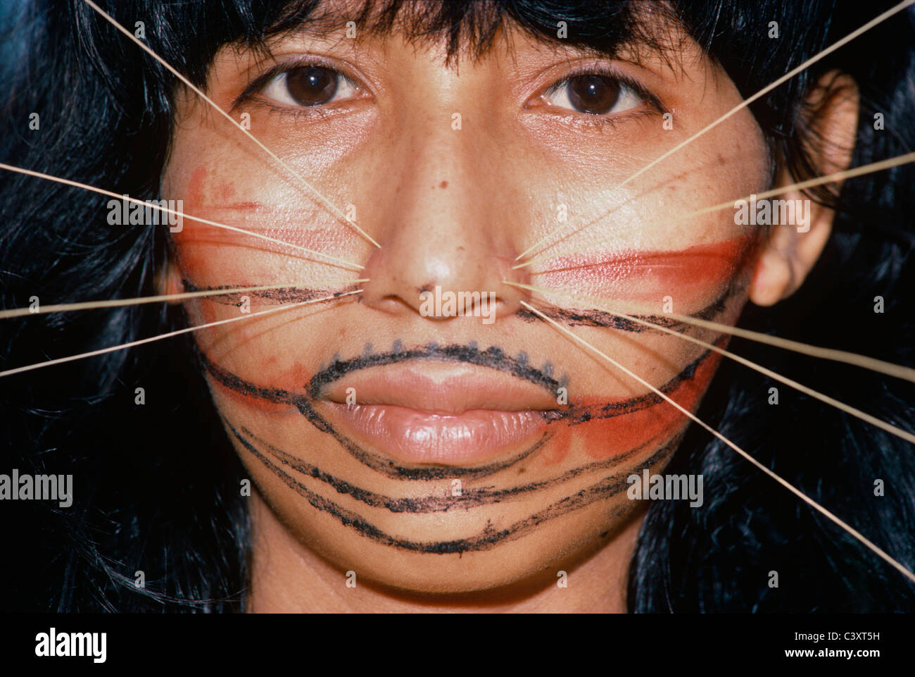 Matses tribe woman hi-res stock photography and images - Alamy