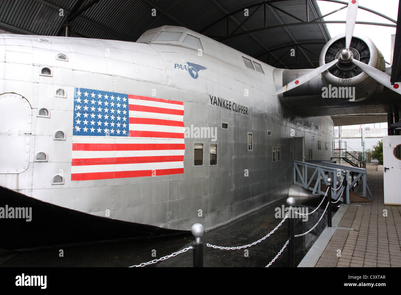 The only full-scale model of a Flying Boat Stock Photo - Alamy