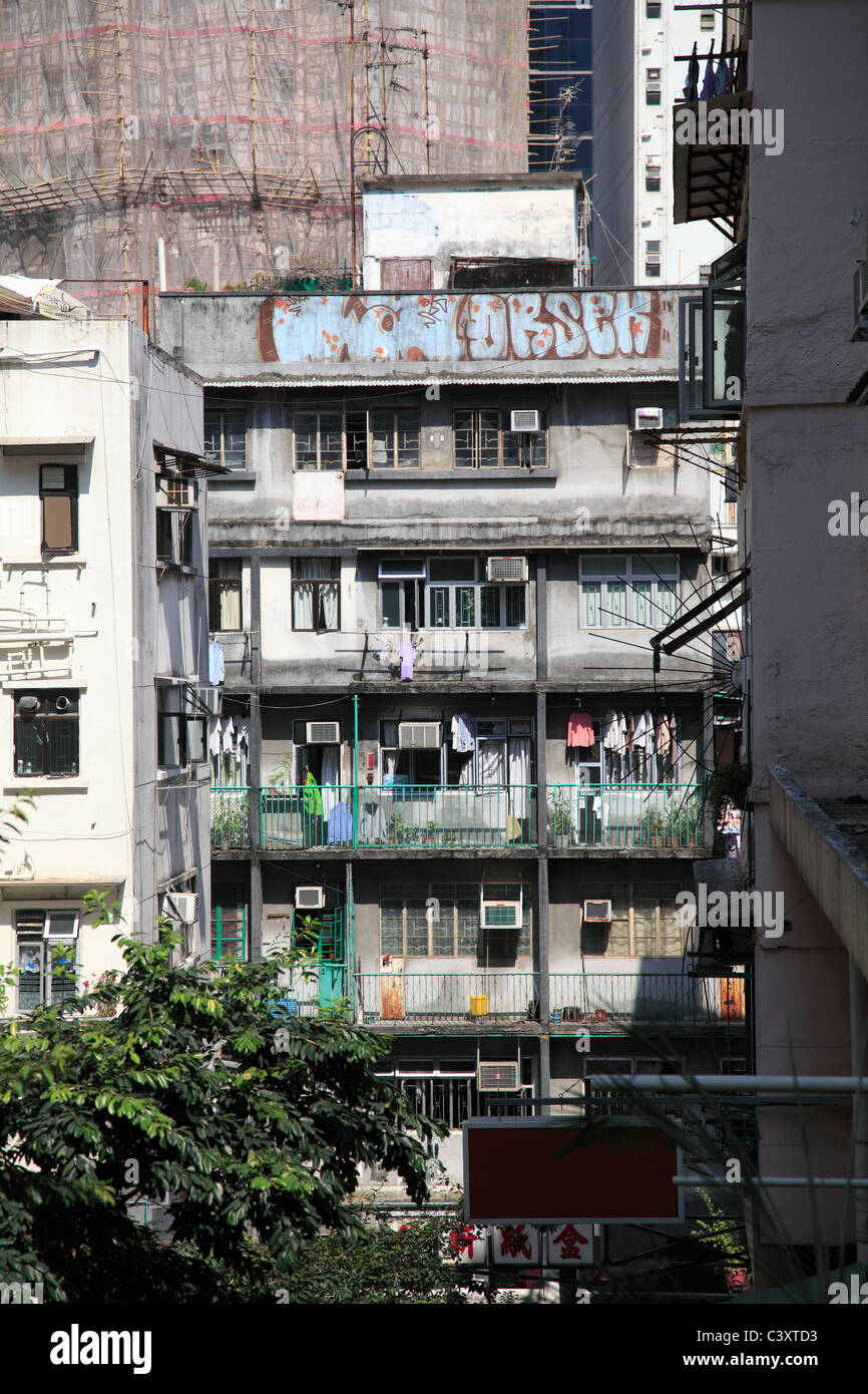 Old apartment block china hi-res stock photography and images - Alamy