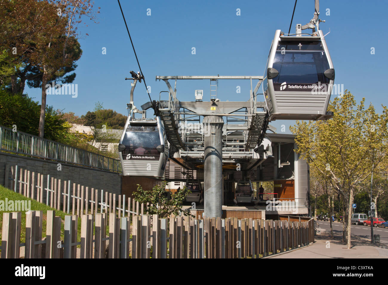Cable car barcelona hi-res stock photography and images - Alamy