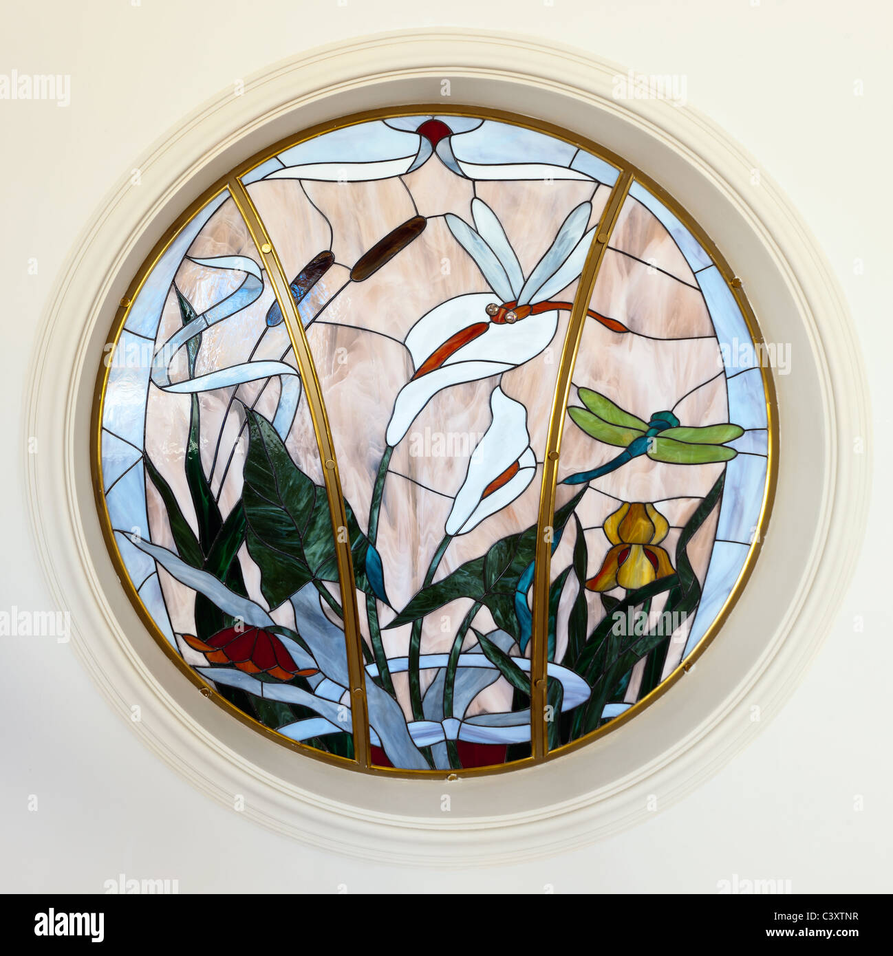 Modern stain glass window hi-res stock photography and images - Alamy