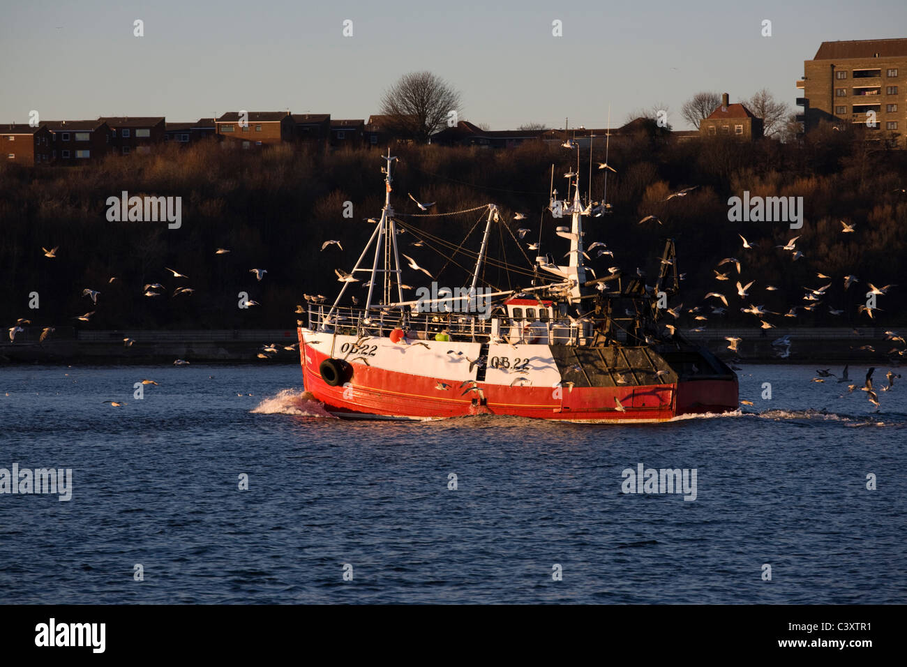 Red Fishing Trawler Stock Photos & Red Fishing Trawler Stock Images - Alamy