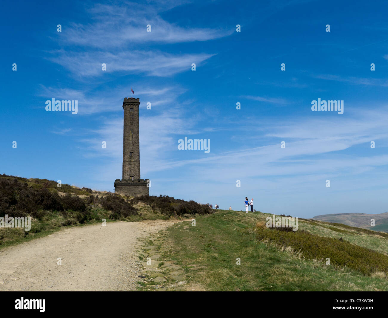Peel Monument, Holcombe Hill, Ramsbottom, Lancashire Stock Photo - Alamy