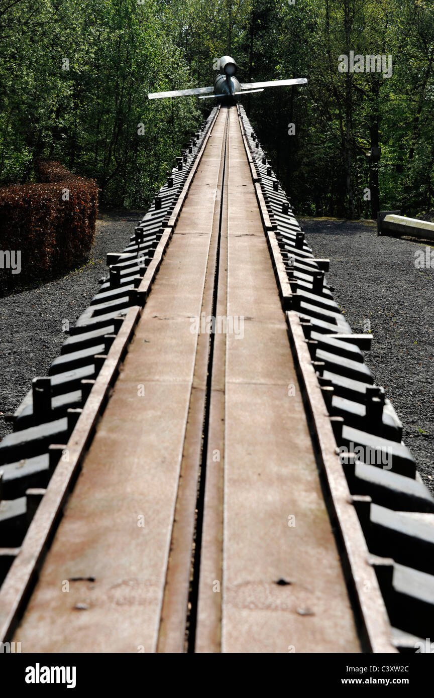 The Eperlecques blockhaus,V1 flying bomb on the launch ramp,Pas de ...