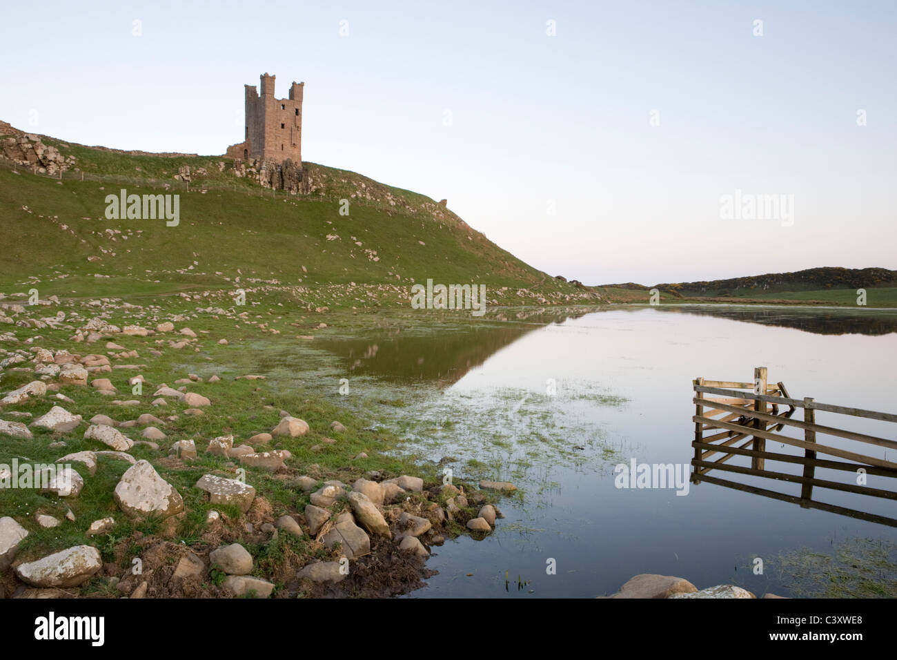 Lilburn Tower is part of Dunstanburgh Castle on the Northumberland ...