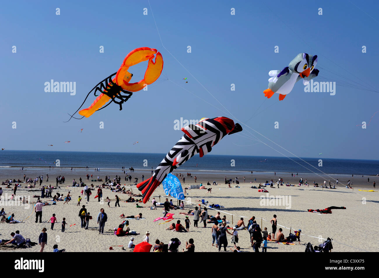 Peter Linn kites at International Kite Festival,Berck-sur-Plage,Pas-de ...