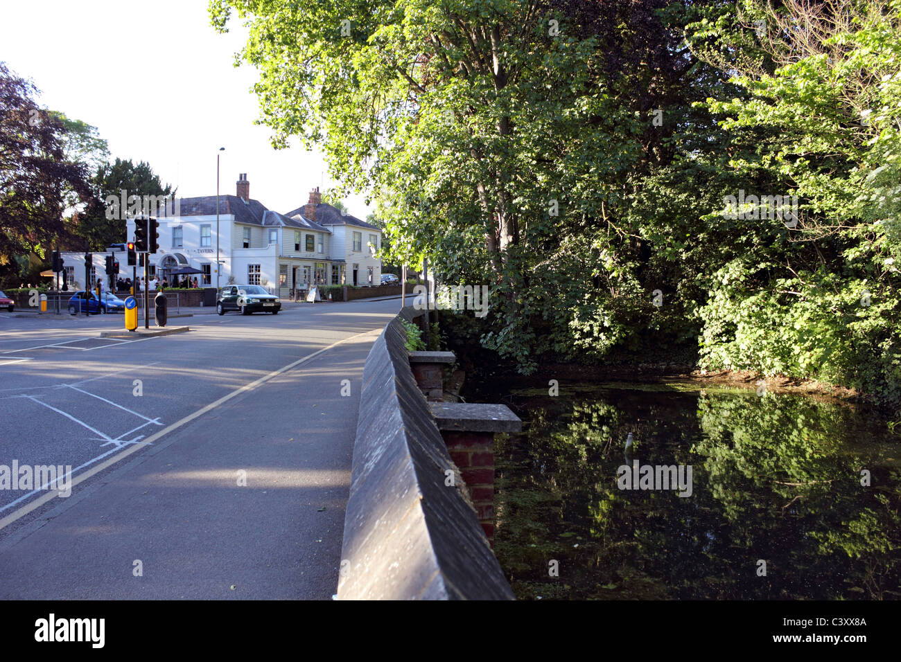 Epsom village pond hi-res stock photography and images - Alamy