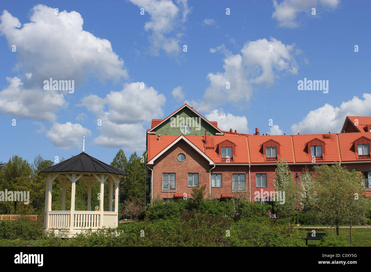 Finland houses finnish housing hi-res stock photography and images - Alamy