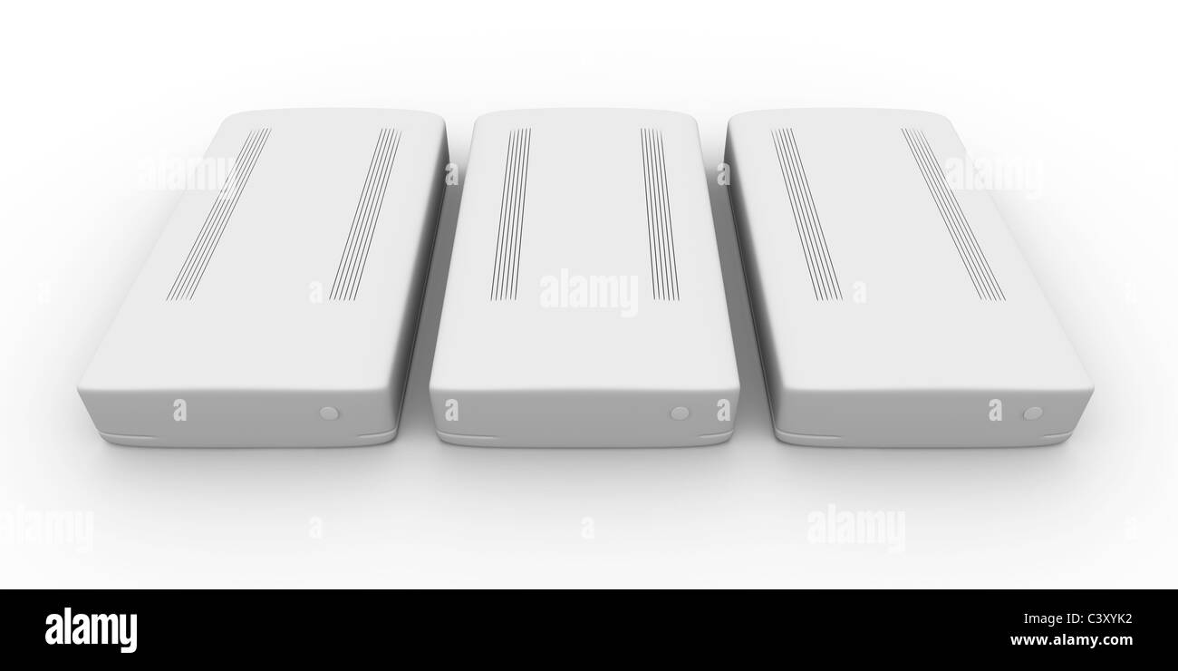 External hard drive stack hi-res stock photography and images - Alamy