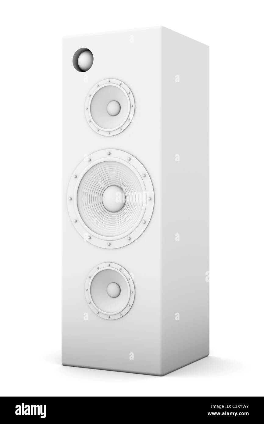 Music hifi speaker Black and White Stock Photos & Images - Alamy