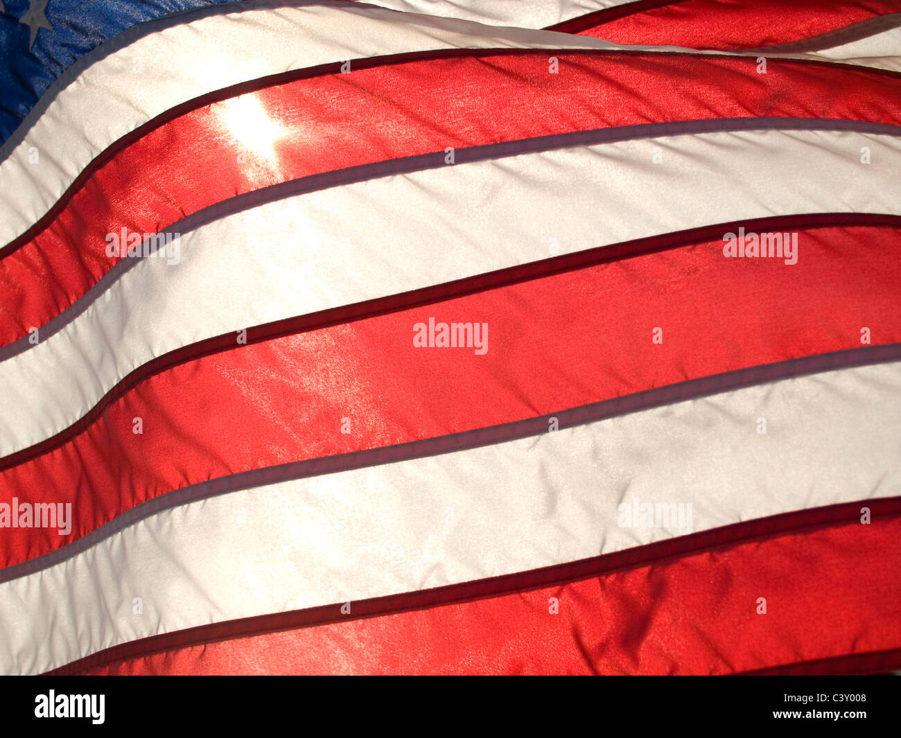 Billowing american flag hi-res stock photography and images - Alamy