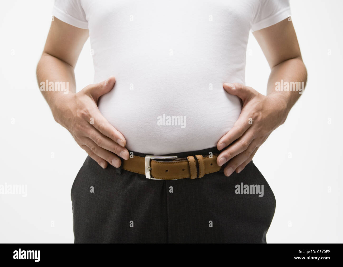 Man Pants Belly High Resolution Stock Photography and Images - Alamy