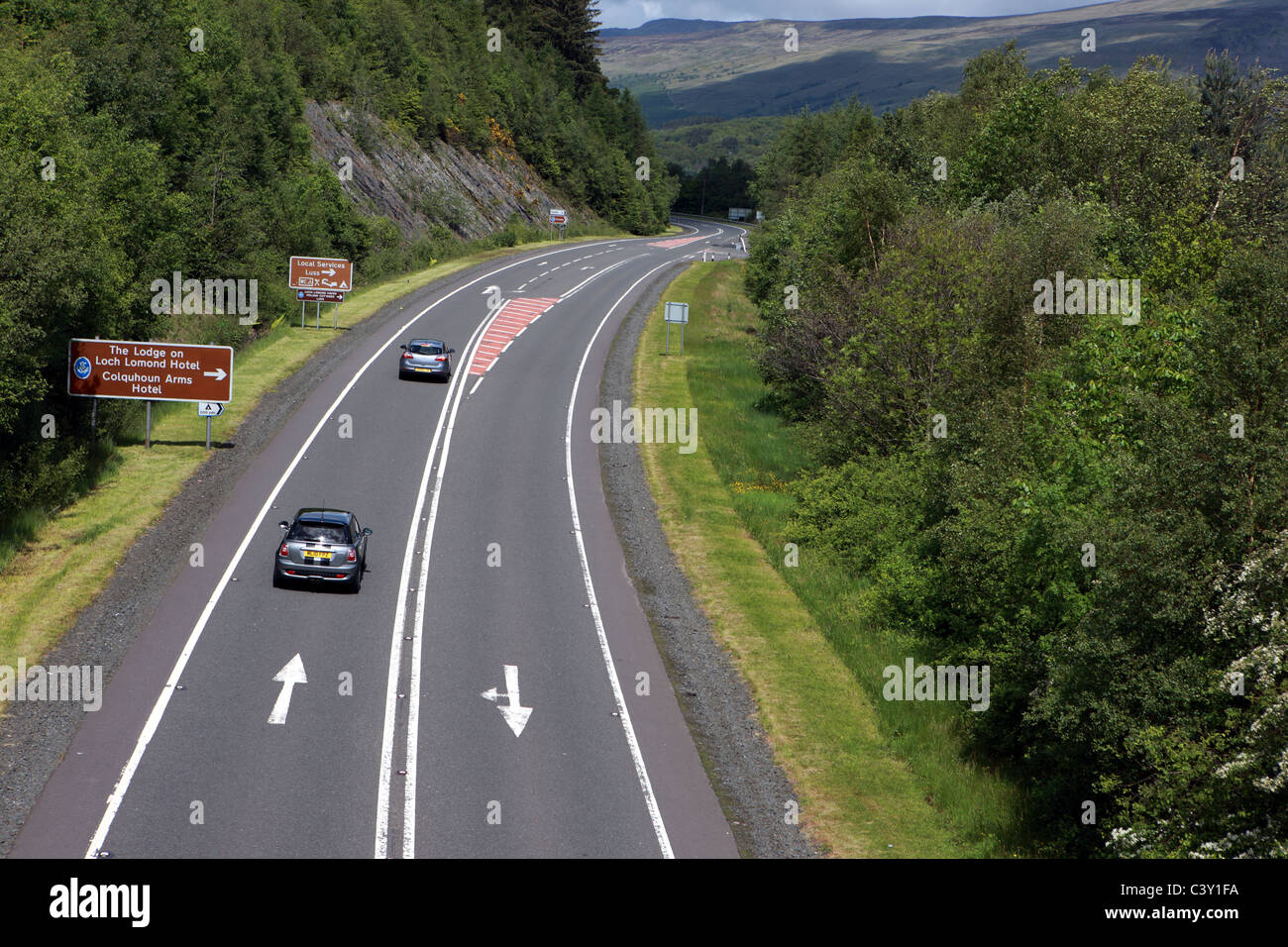 Road a82 hi-res stock photography and images - Alamy