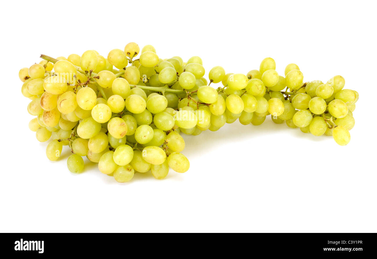ripe sweet grape isolated on white background Stock Photo - Alamy