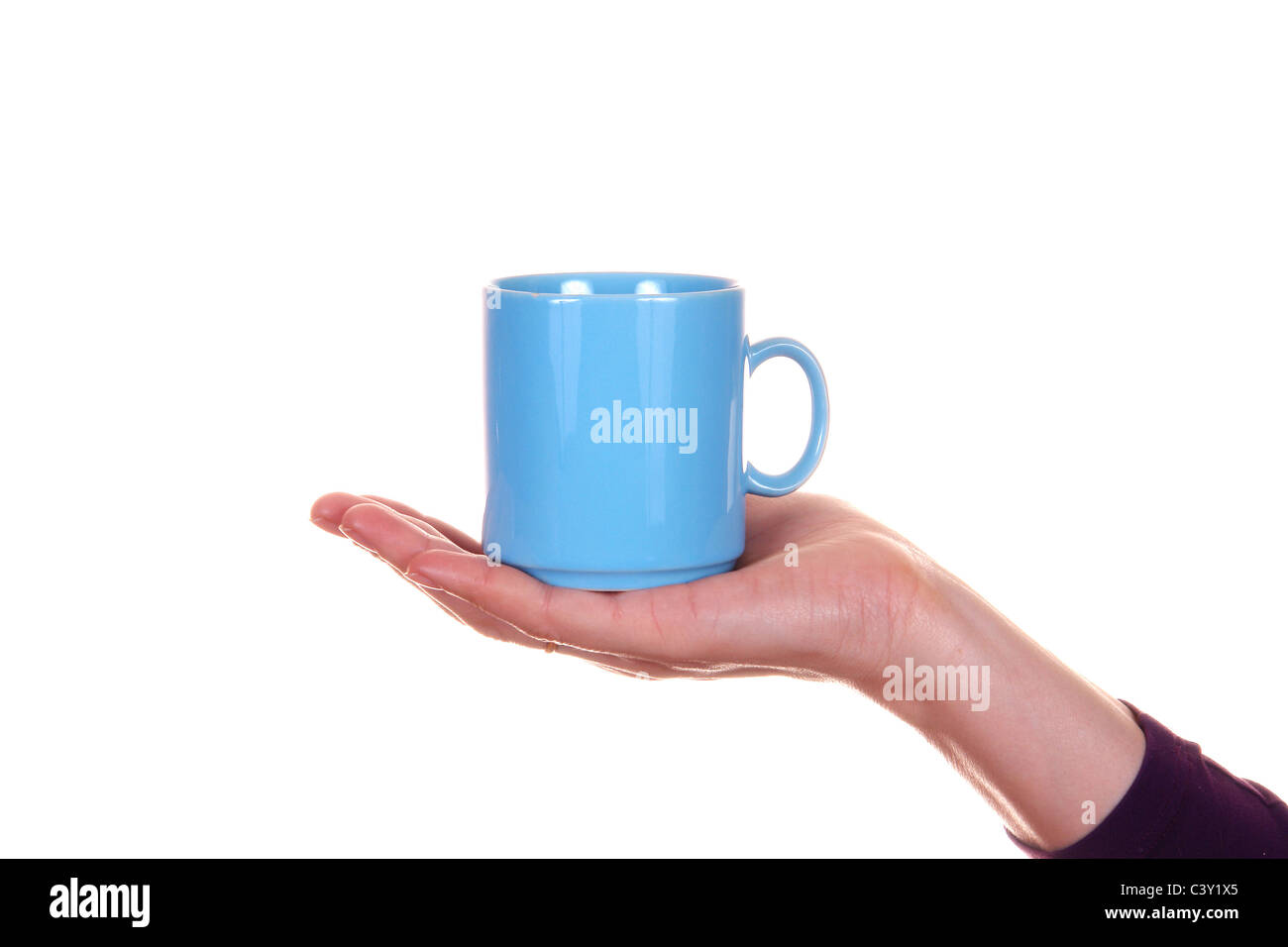 Hand with mug hi-res stock photography and images - Alamy