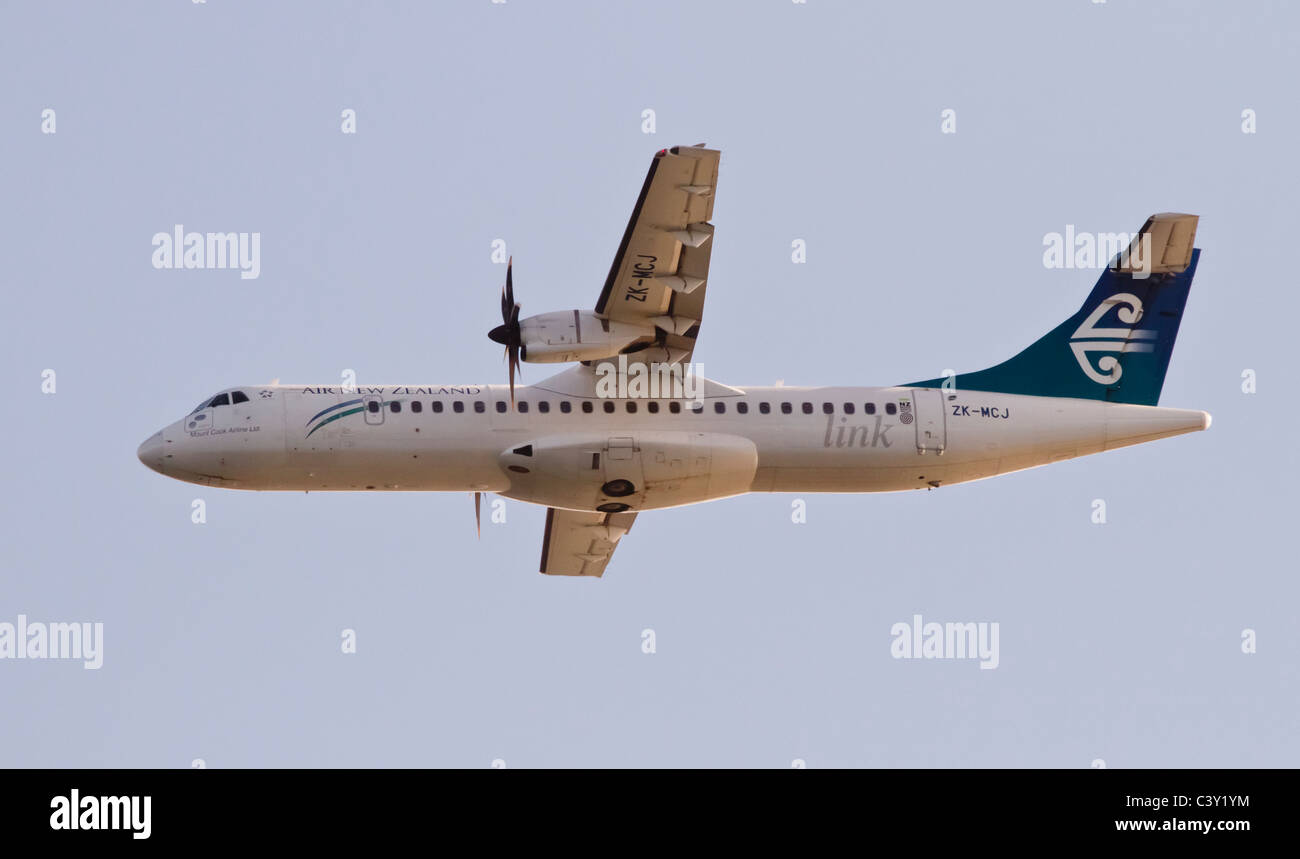 Airboren Aerospatiale ATR72 twin-engined turboprop plane belonging to ...