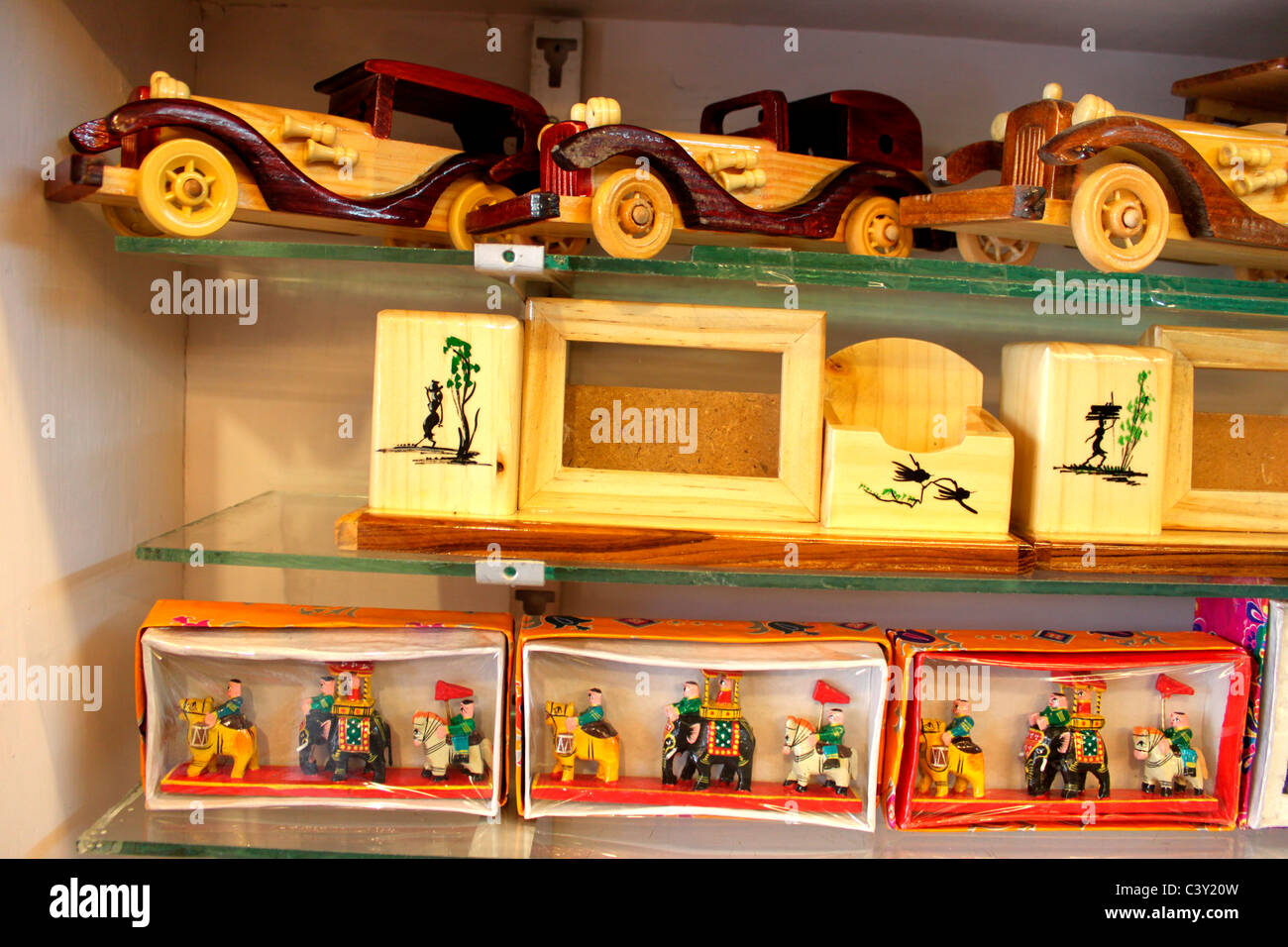 A handicraft show room in India Stock Photo - Alamy