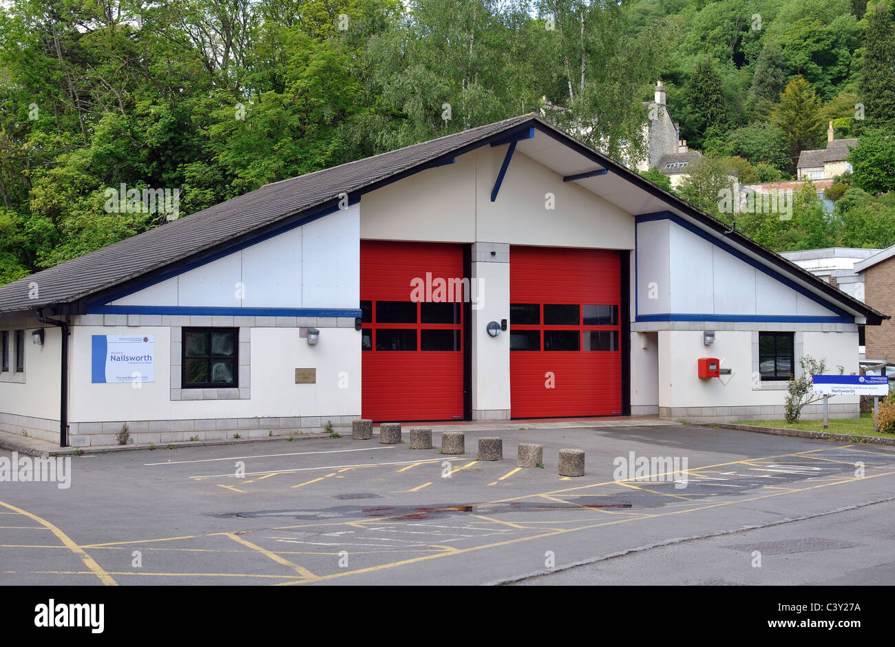 Nailsworth fire station, Gloucestershire, England, UK Stock Photo - Alamy