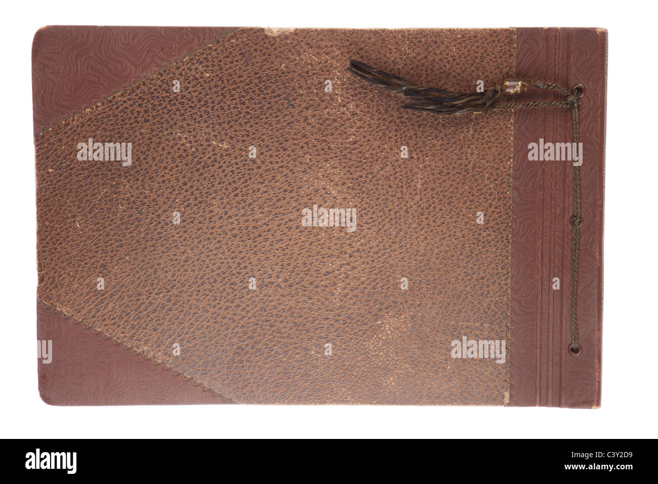 Old photo album isolated on white Stock Photo - Alamy