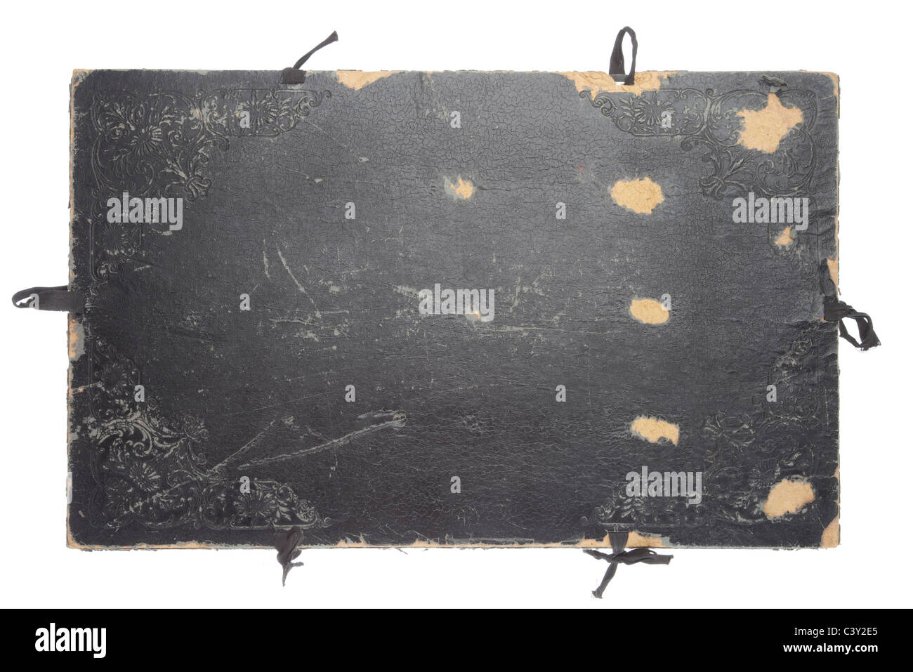old folder isolated on white background Stock Photo - Alamy