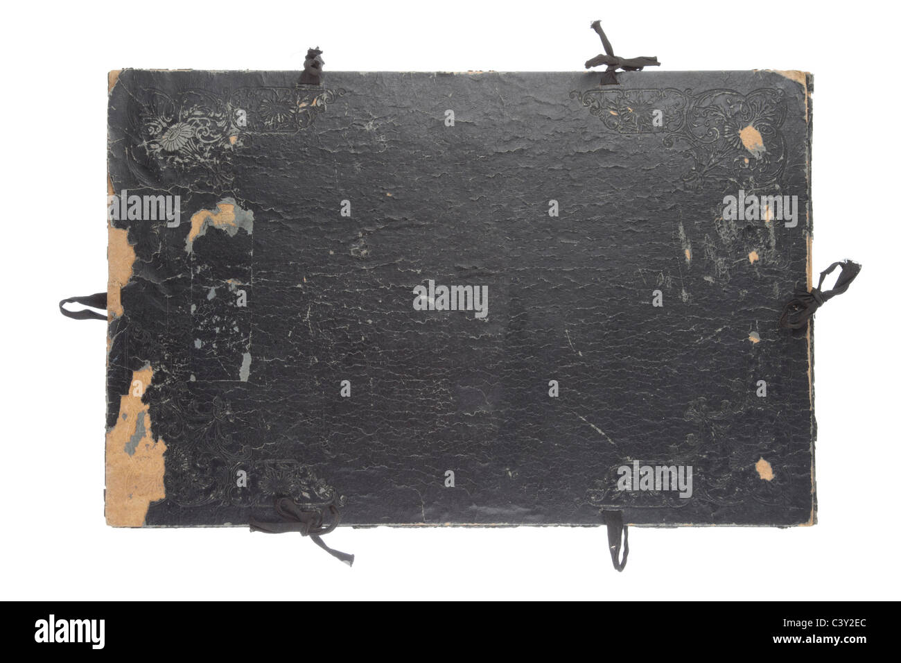 old folder isolated on white background Stock Photo - Alamy