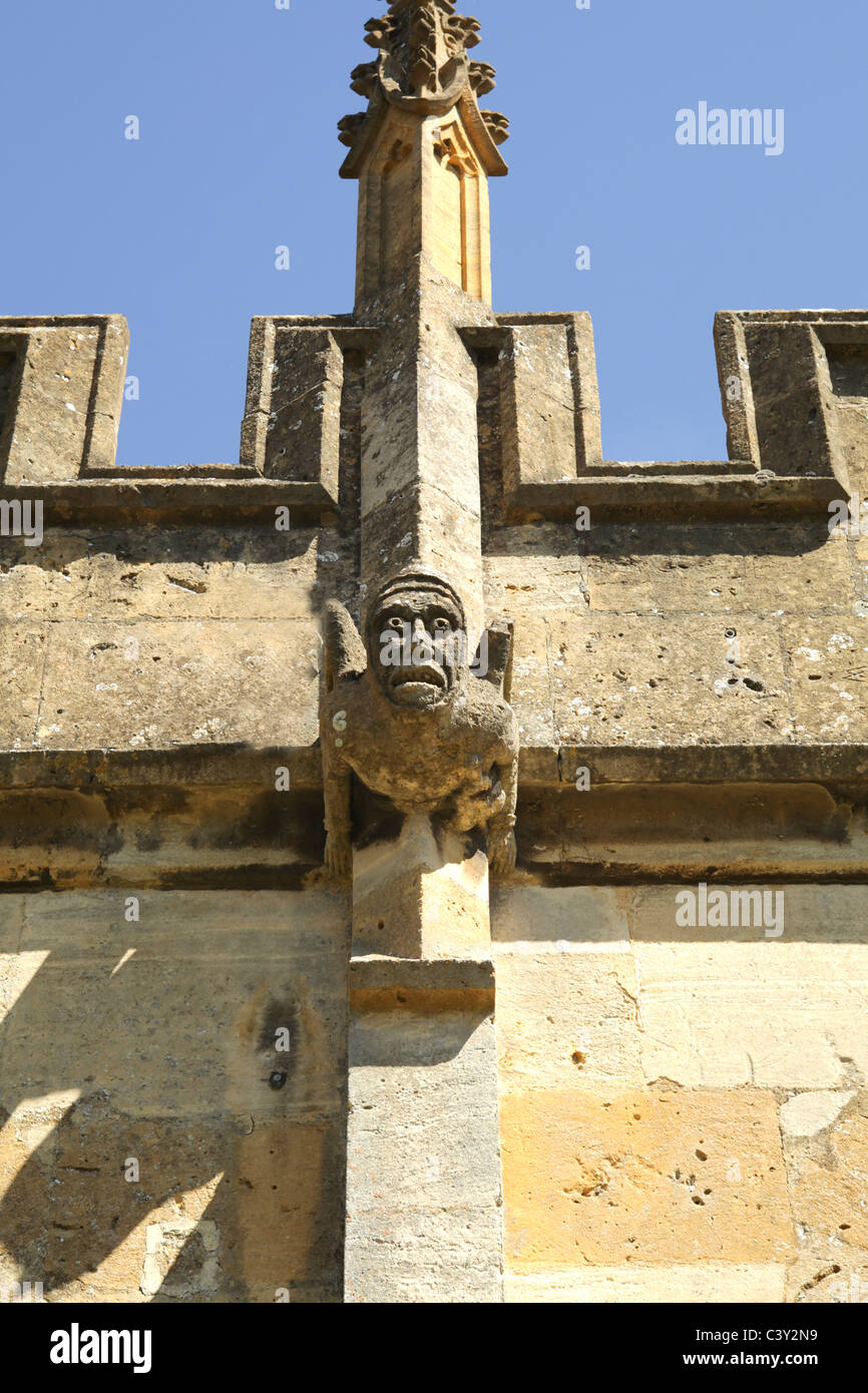 Hideous gargoyle at st. Peters church in Winchcombe Stock Photo - Alamy