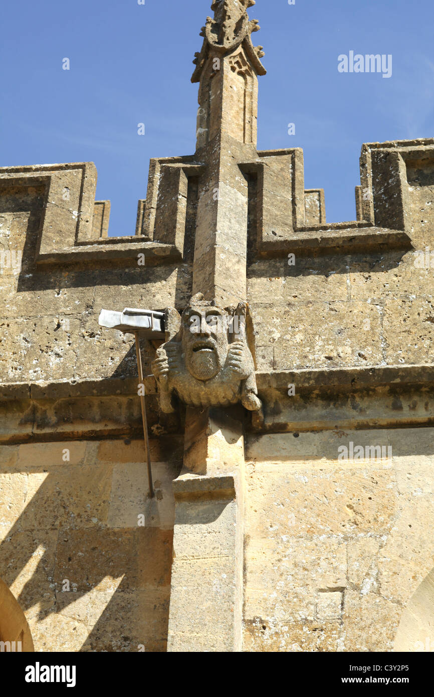 Gargoyle church in winchcombe church hi-res stock photography and ...