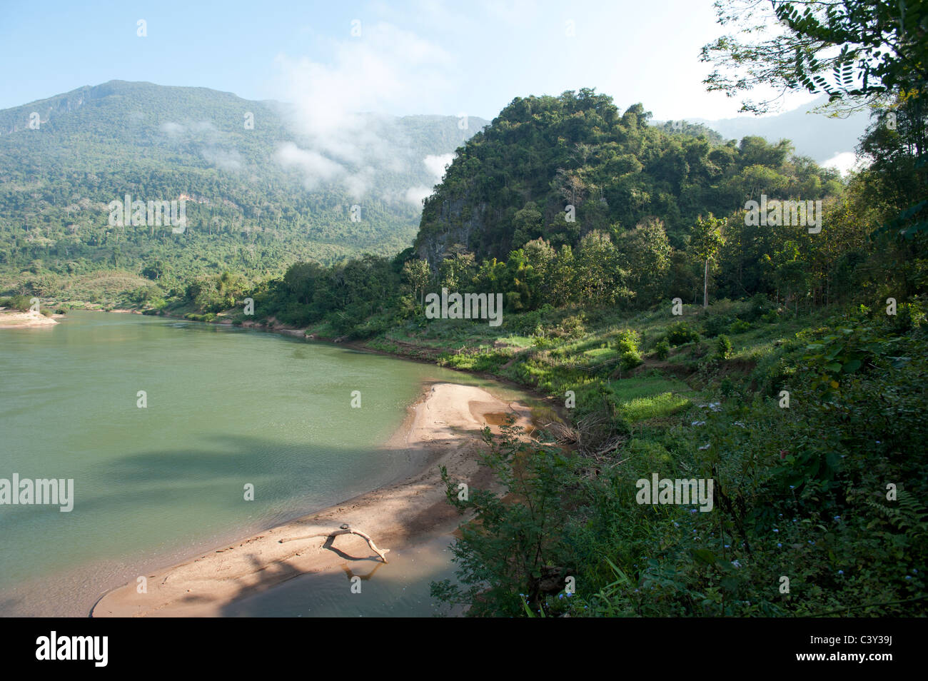 Atmospheric jungle and mountain in laos hi-res stock photography and ...