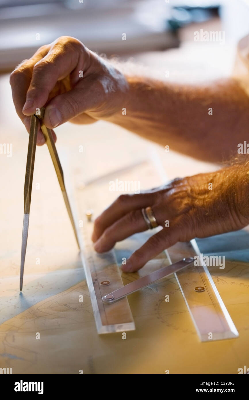 Pair of compasses Stock Photo - Alamy